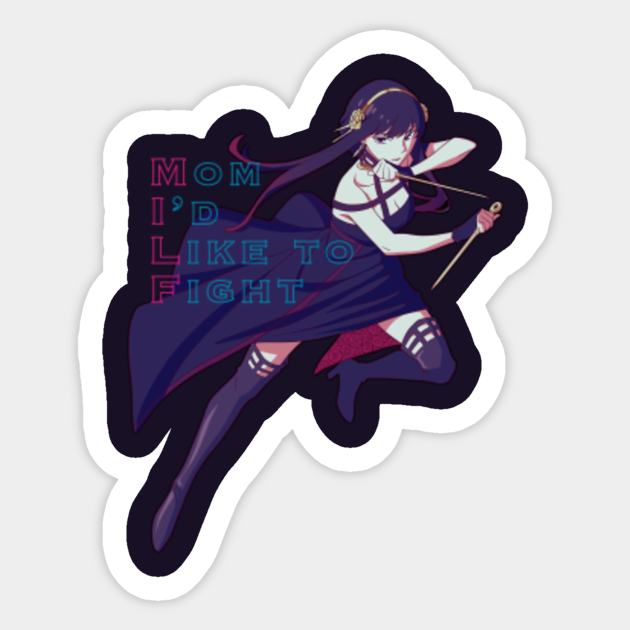 Yor Forger Milf Anime Sticker Teepublic
